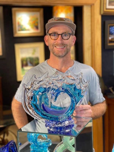 Glass Art by David Wight | Ocean Blue Galleries St. Petersburg