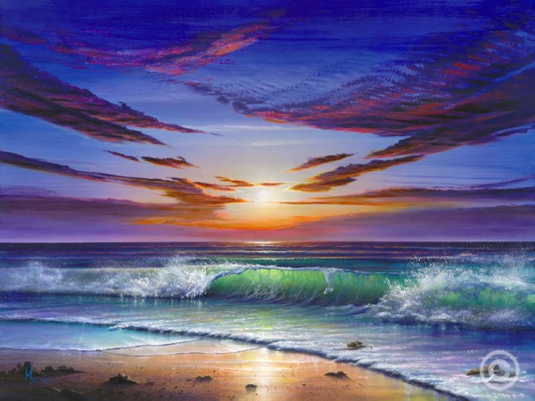 Stephen Muldoon Art on Metal Contemporary Paintings | Ocean Blue Galleries